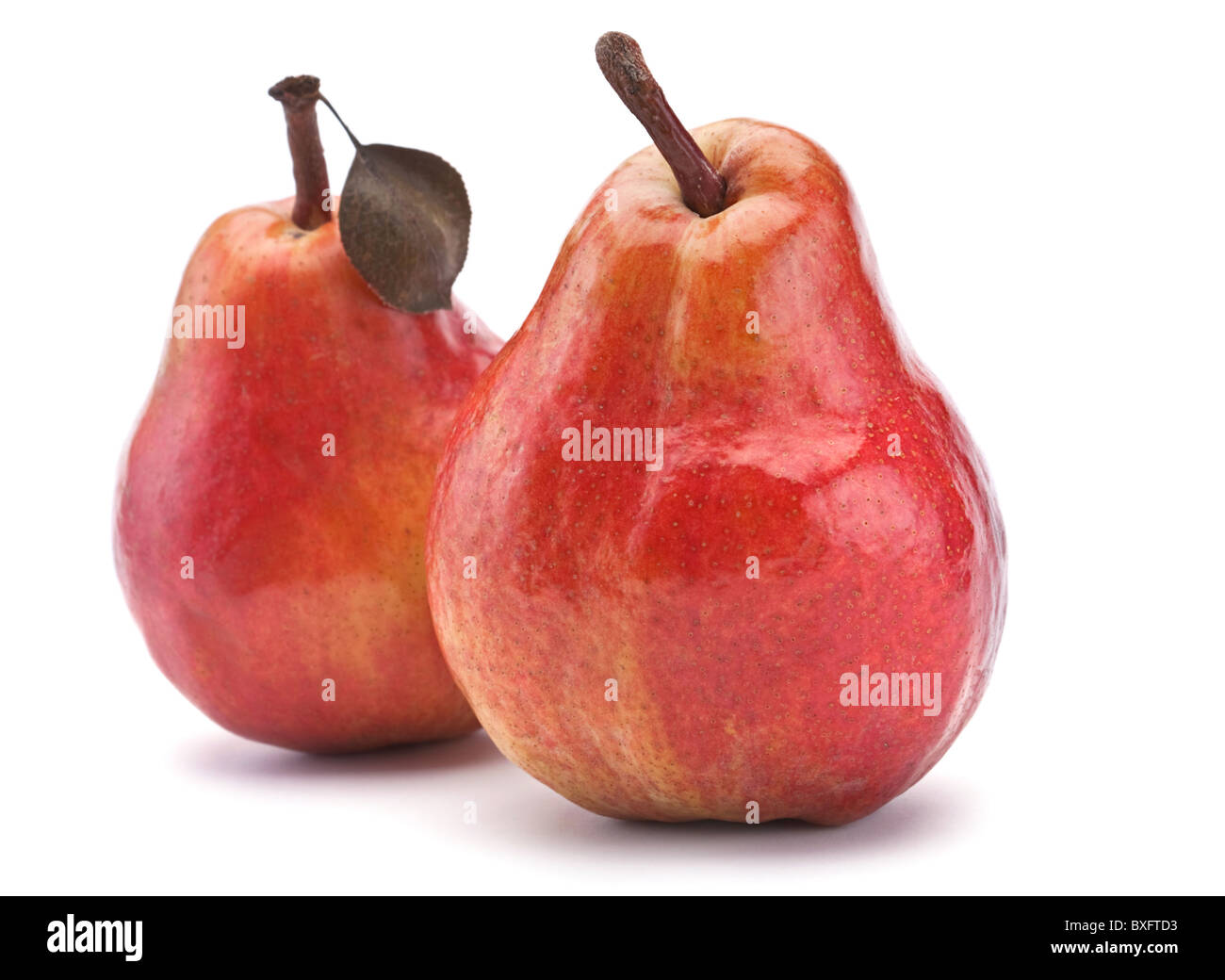 Red pear fruit Stock Photo - Alamy
