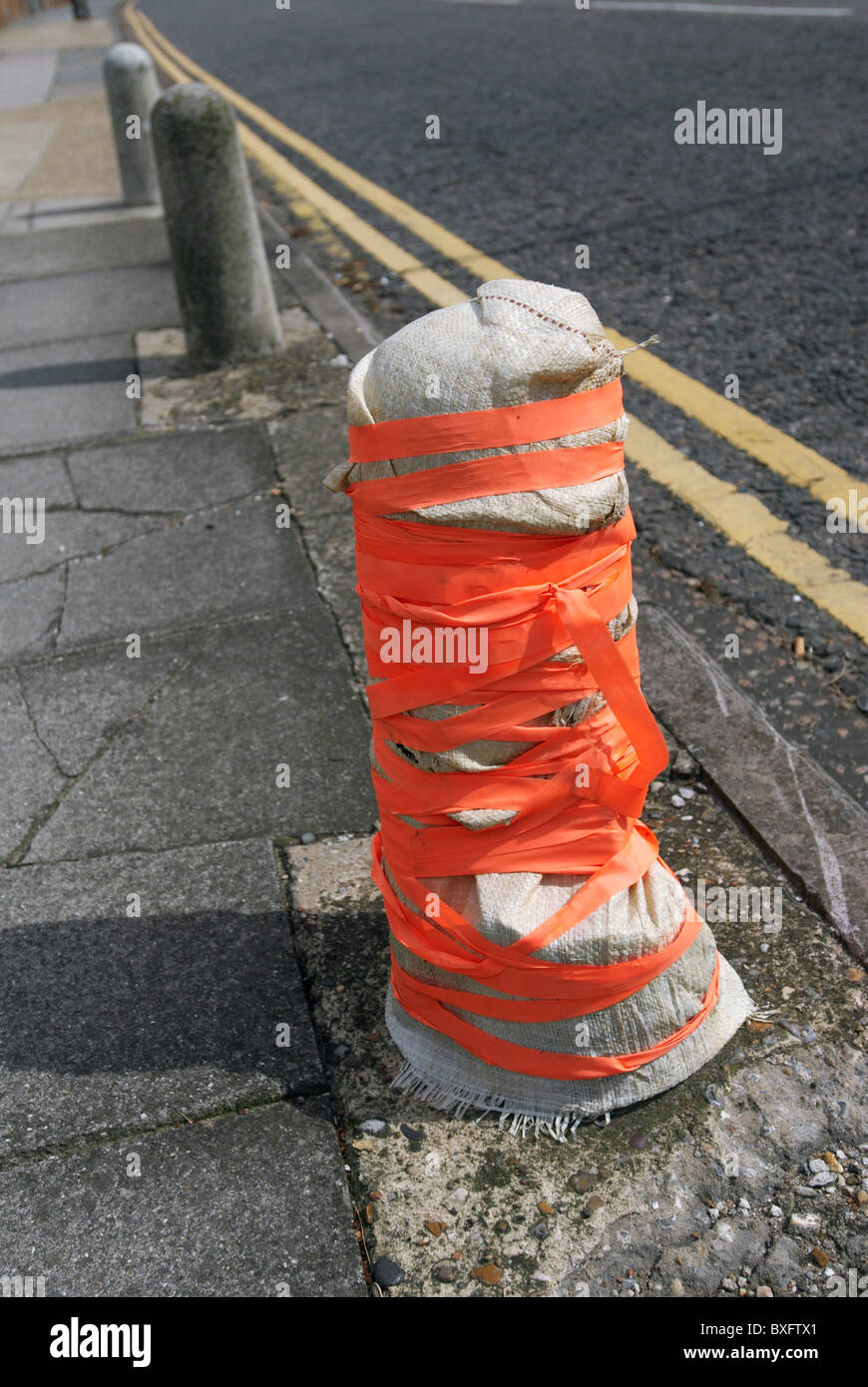Broken bollard hi-res stock photography and images - Alamy