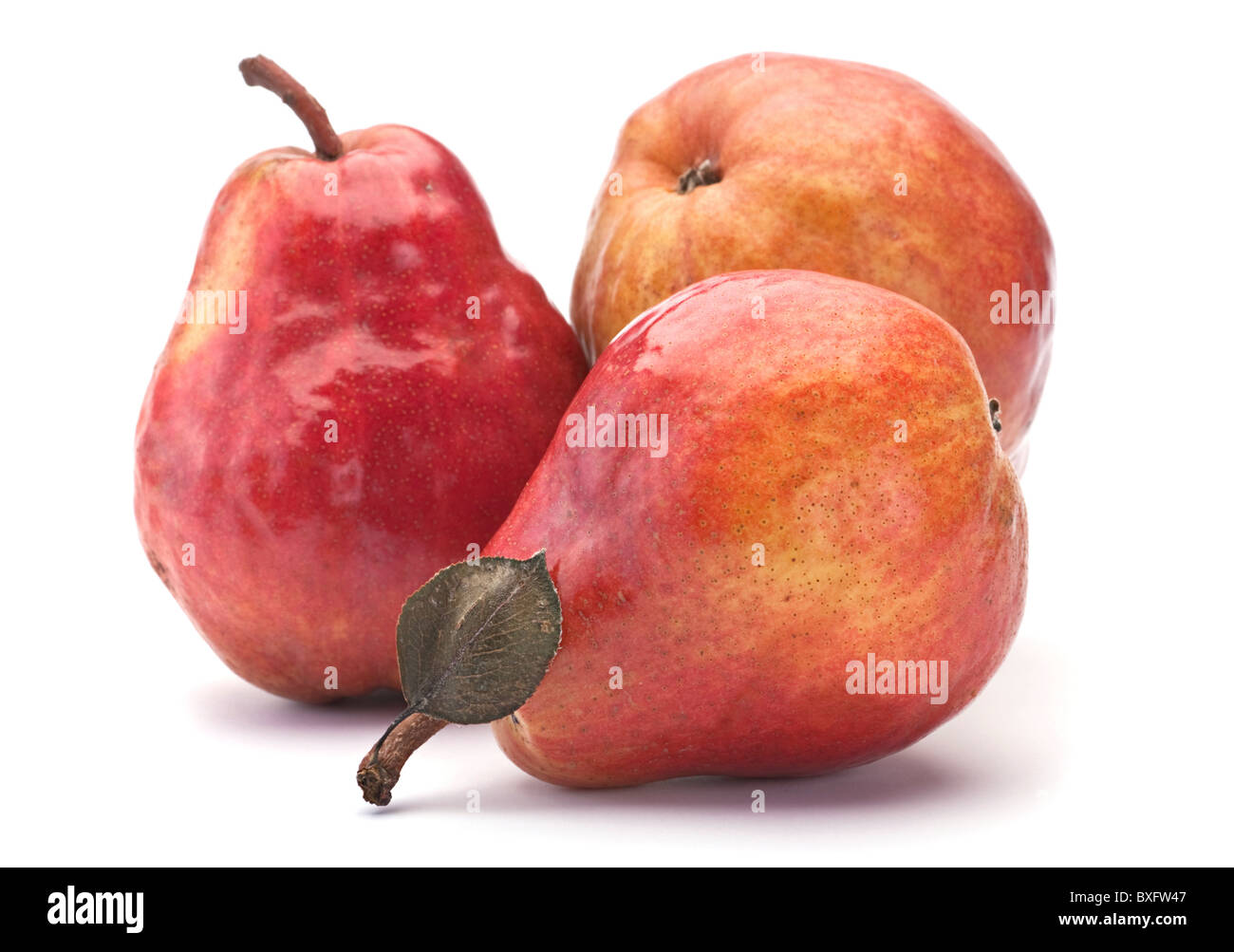 Red pear fruit Stock Photo - Alamy