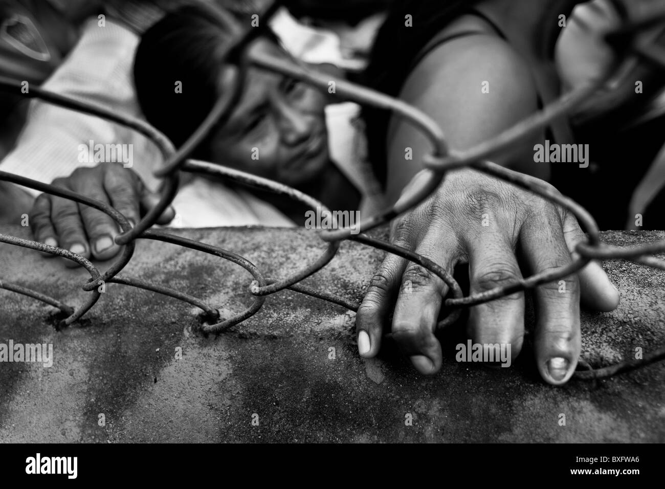 Queue Black and White Stock Photos & Images - Alamy