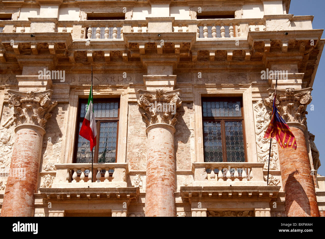 Renaissance building architecture facade columns hi-res stock ...