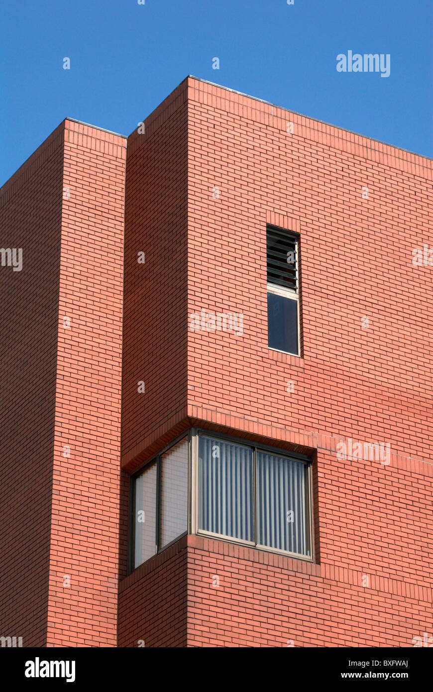 Red brick build office block London UK Stock Photo - Alamy