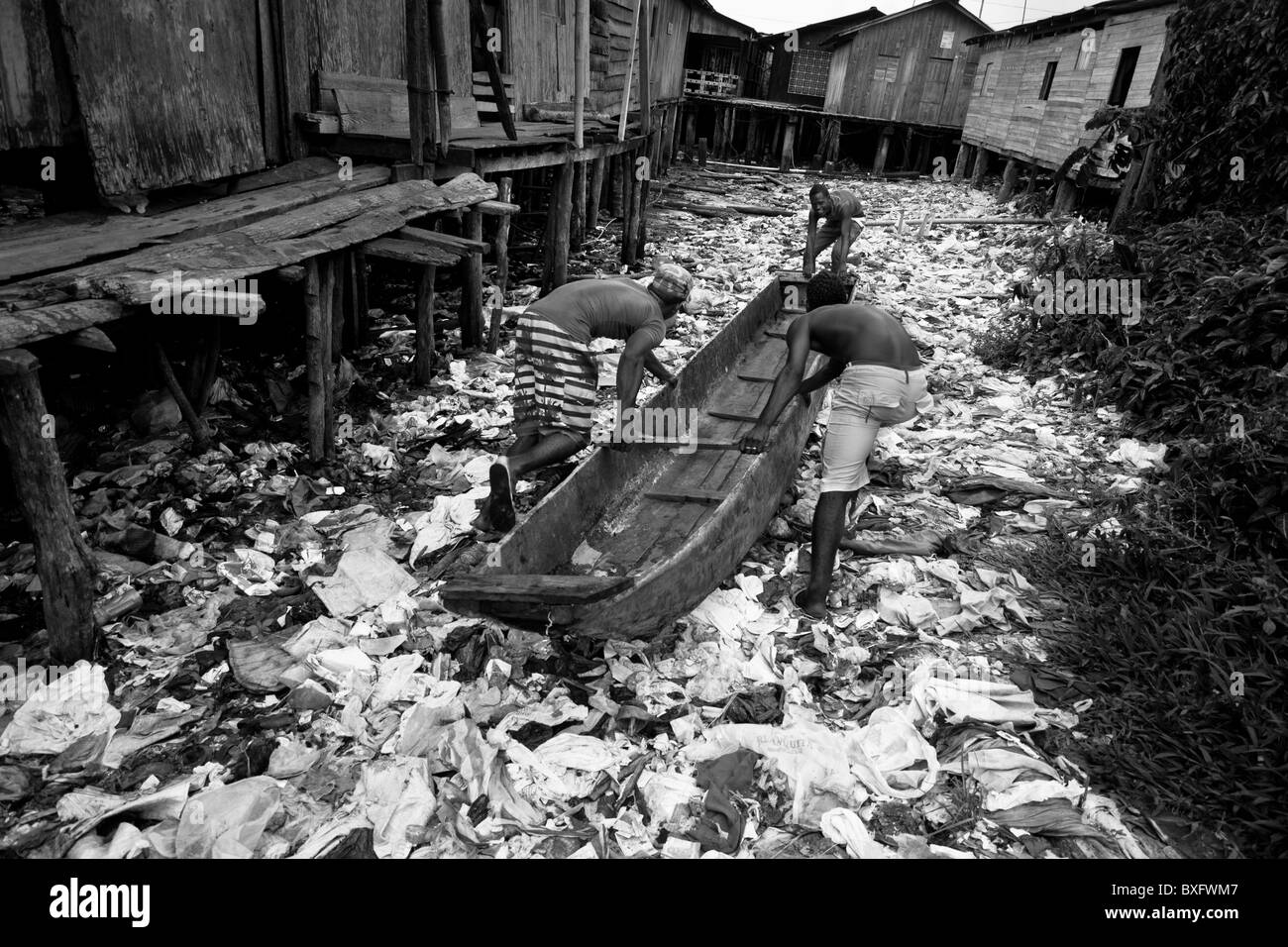 Garbage patch Black and White Stock Photos & Images - Alamy