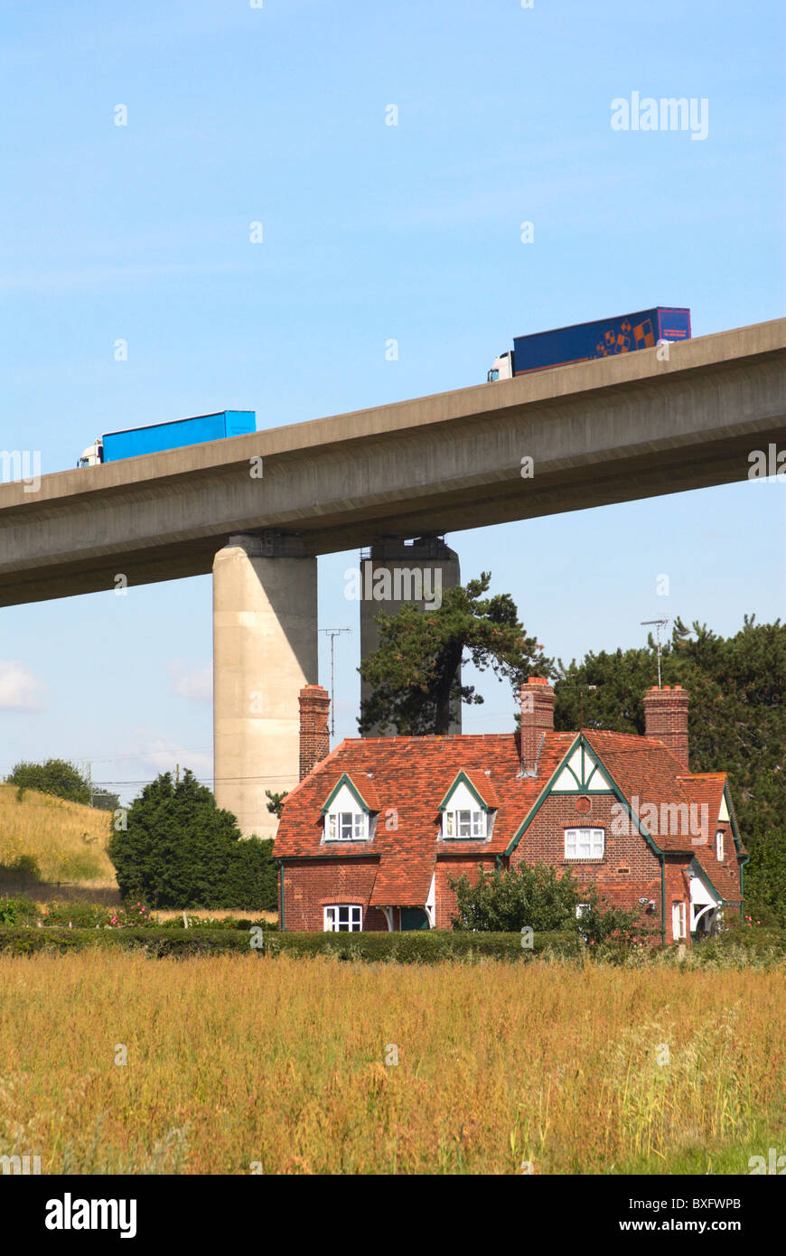 Orwell Bridge Suffolk UK Stock Photo - Alamy
