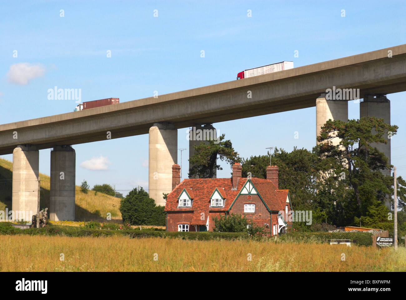 Orwell Bridge Suffolk UK Stock Photo - Alamy