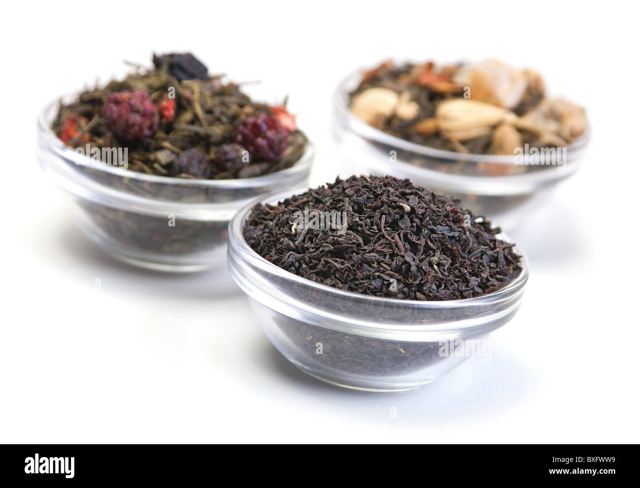 Tea herb in glass Stock Photo - Alamy