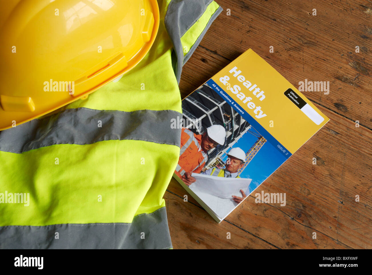 CSCS Health and Safety test revision booklet Stock Photo - Alamy