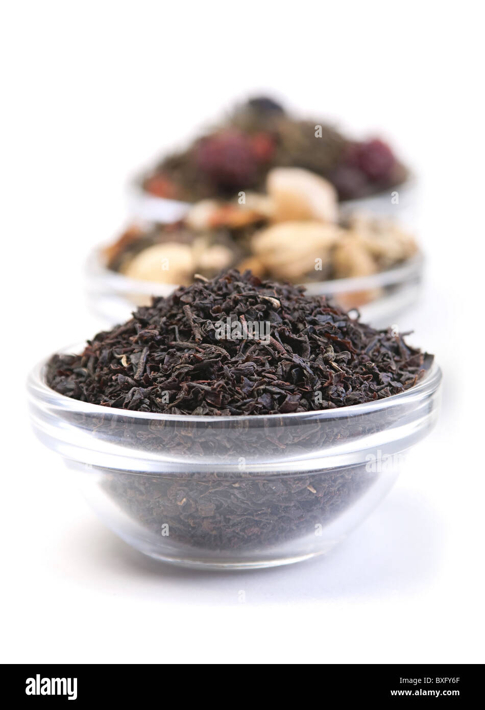 Tea herb in glass Stock Photo - Alamy