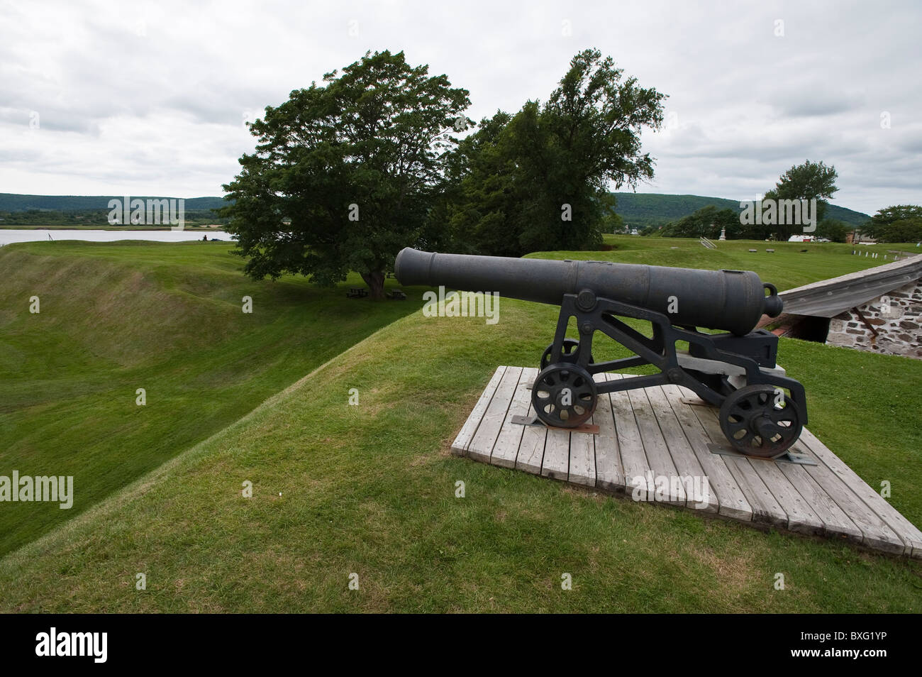 Fort Anne in Annapolis Royal, National Historic Site, Nova Scotia ...
