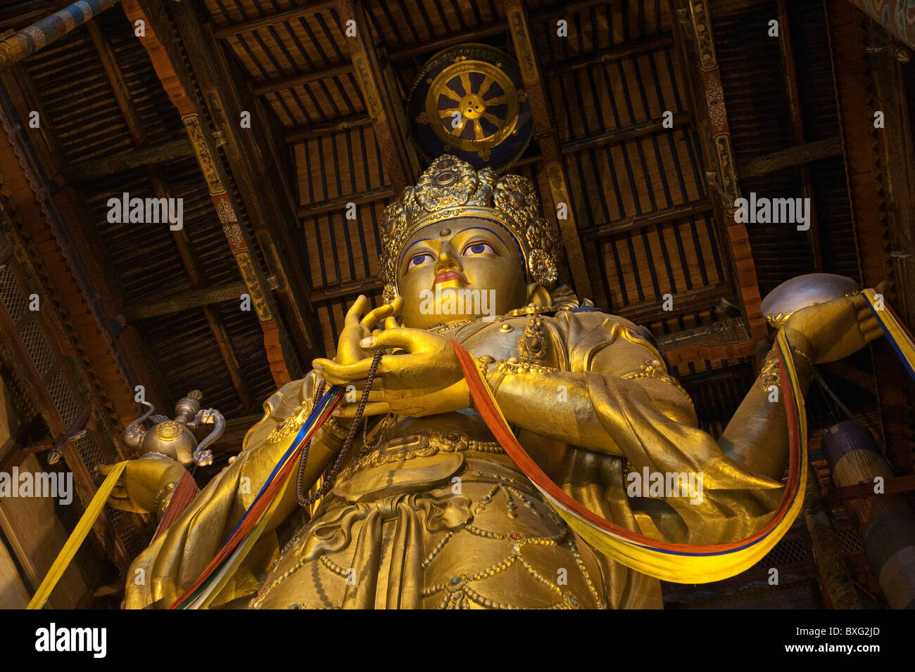 Avalokiteśvara aka Migid Janraisig, Datsan temple, Gandan aka ...