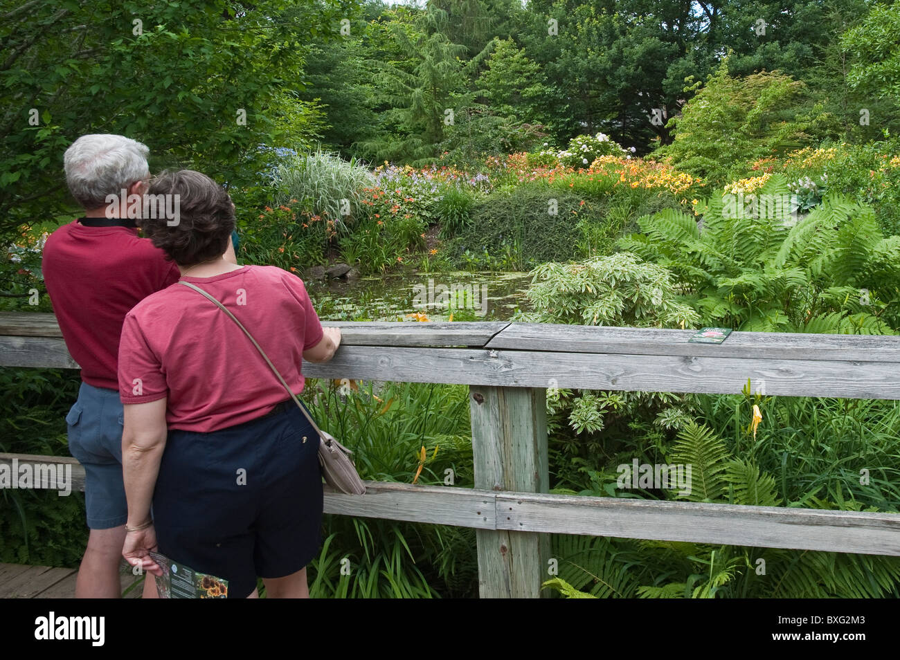 Nova Scotia, Canada. Annapolis Royal Historic Gardens Stock Photo - Alamy
