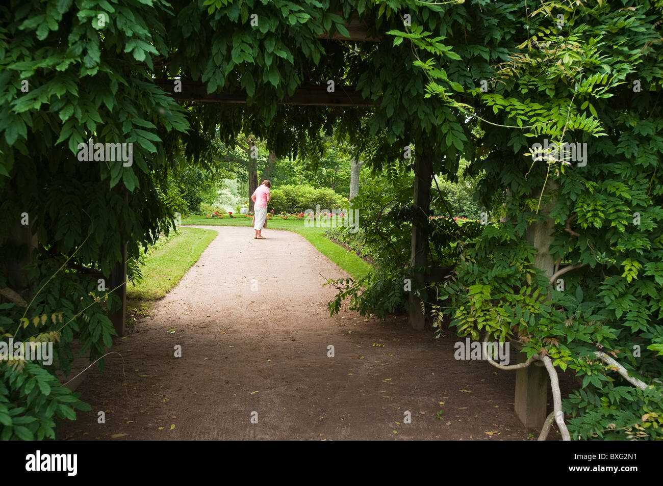 Nova Scotia, Canada. Annapolis Royal Historic Gardens Stock Photo - Alamy