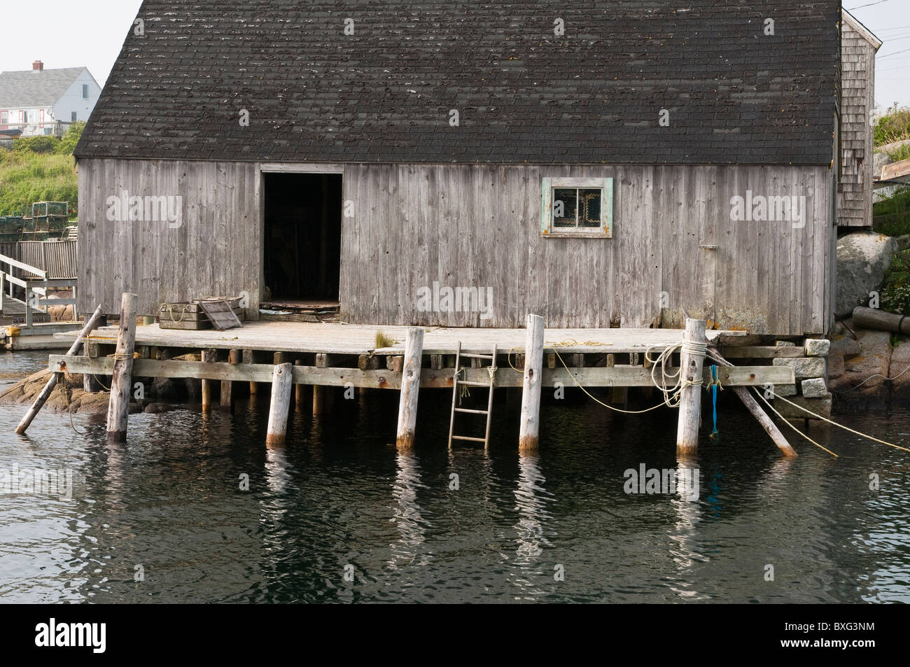 Old fishing house Peggy's Cove, Nova Scotia, Canada Stock Photo - Alamy