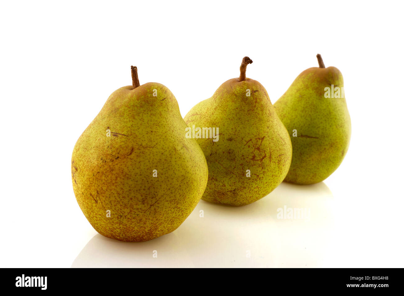 Three isolated pears hi-res stock photography and images - Alamy
