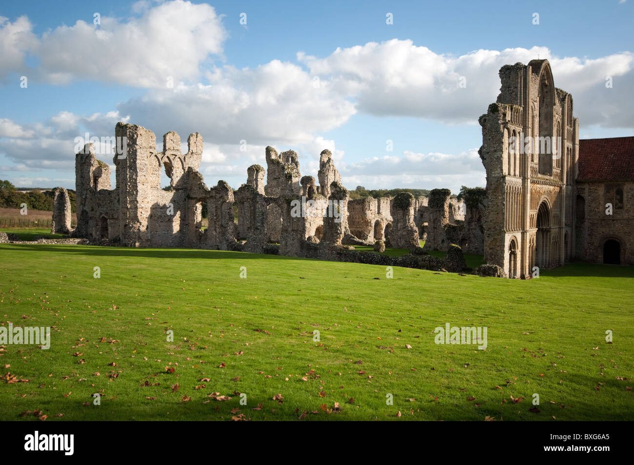 Views of Castle Acre Priory Stock Photo - Alamy
