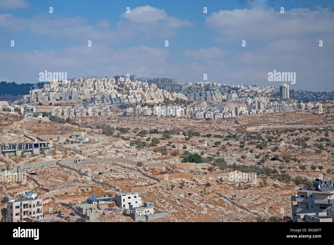 A view of the Bethlehem area, West Bank Stock Photo - Alamy