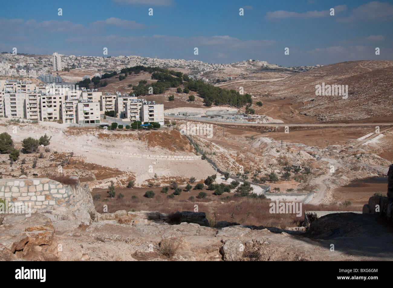 A view of the Bethlehem area, West Bank Stock Photo - Alamy
