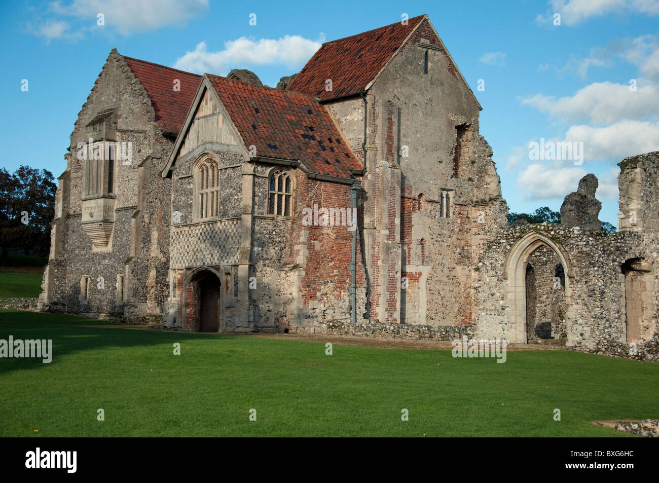 Views of Castle Acre Castle Stock Photo - Alamy