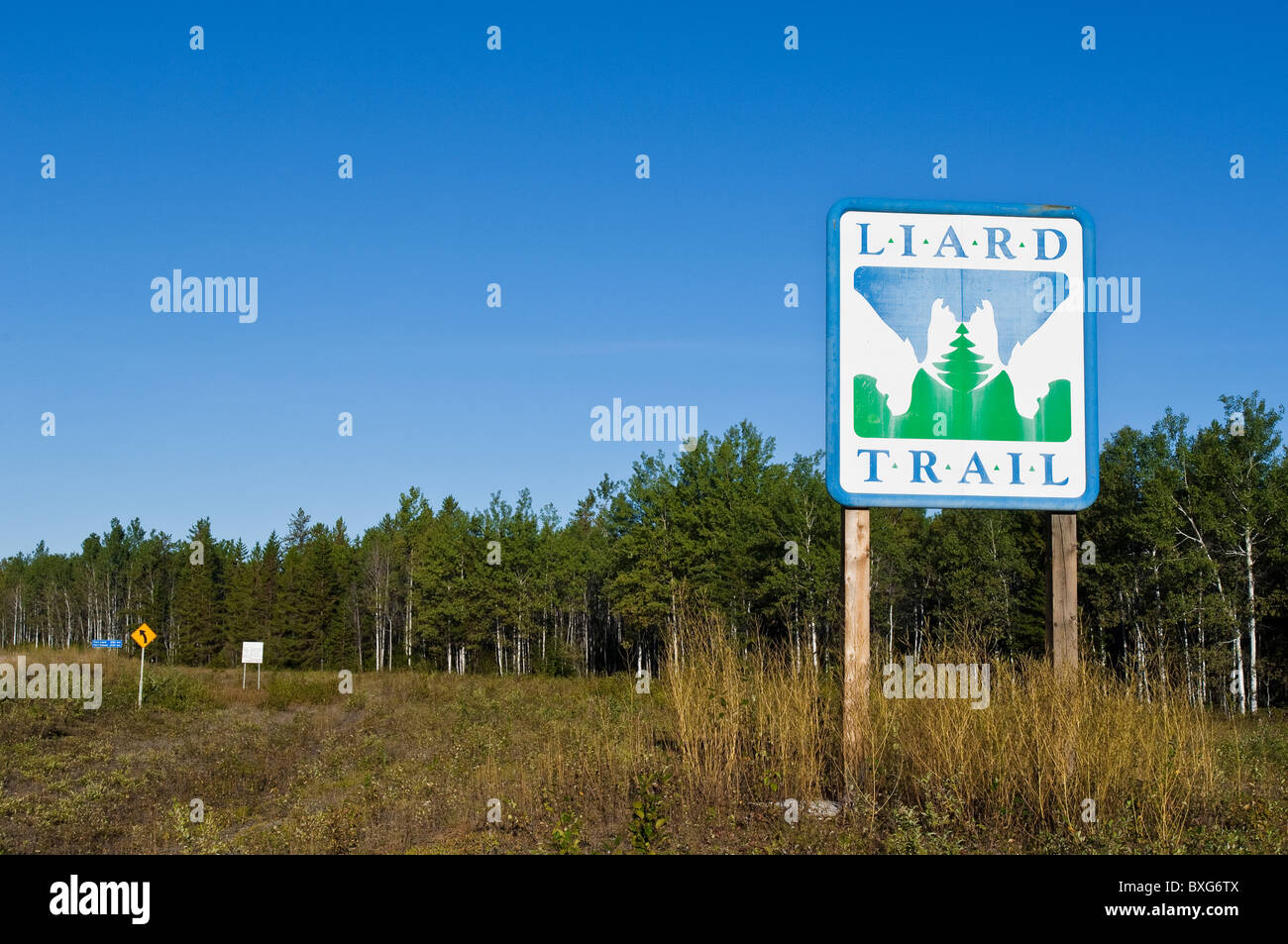 Northwest Territories, Canada. Road signs Stock Photo - Alamy