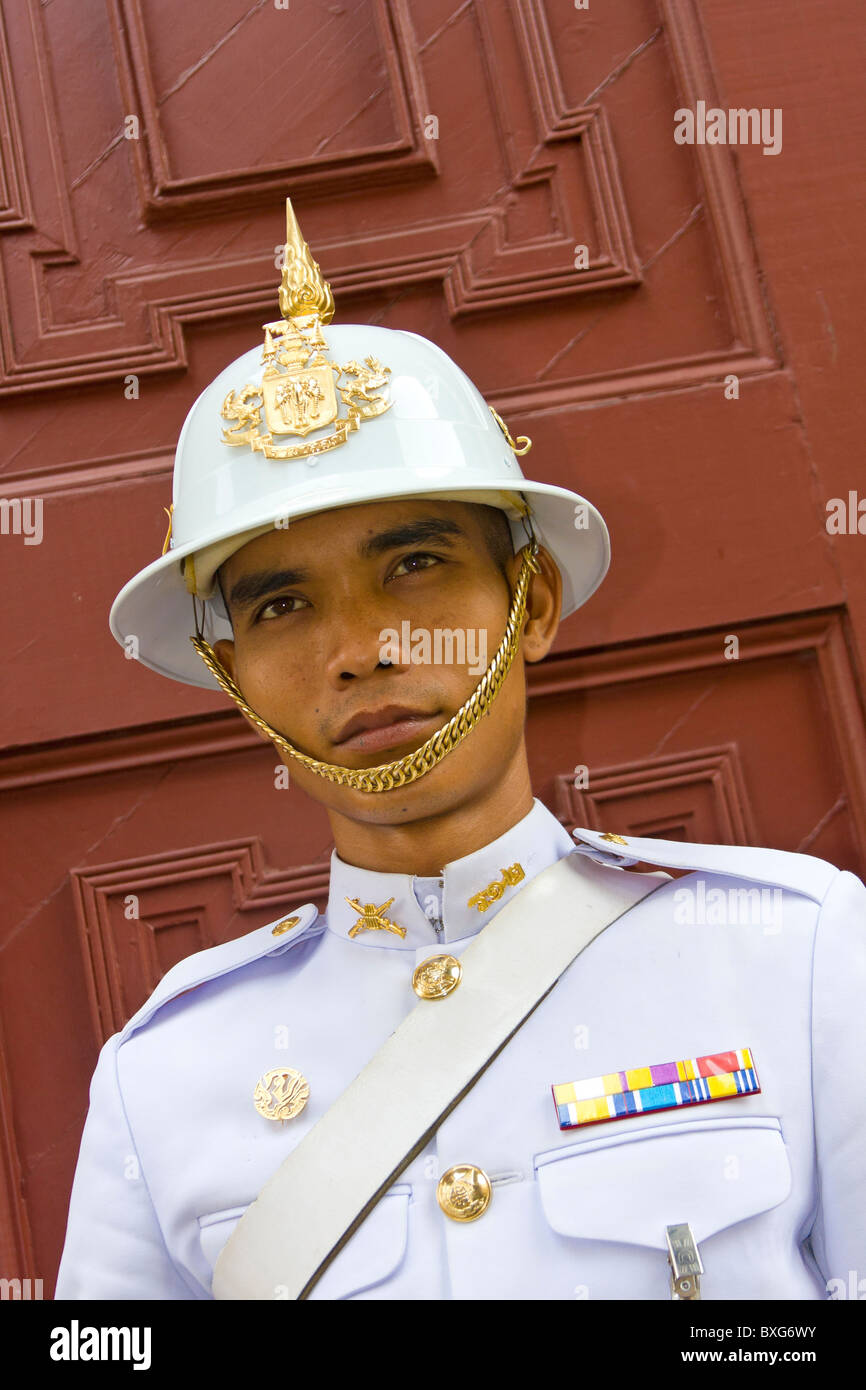 Royal Guard at the The Grand Palace in Bangkok, Thailand Stock Photo ...