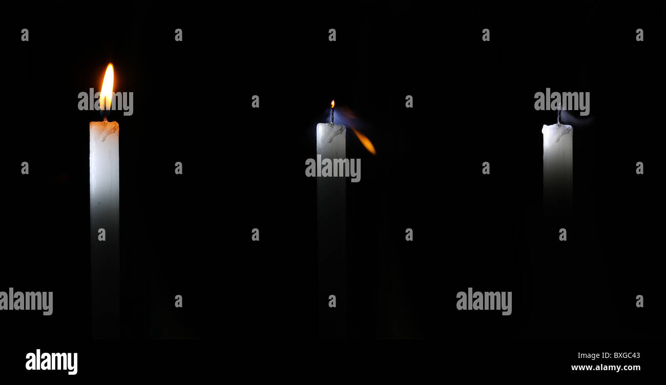 Burning candle house hi-res stock photography and images - Alamy