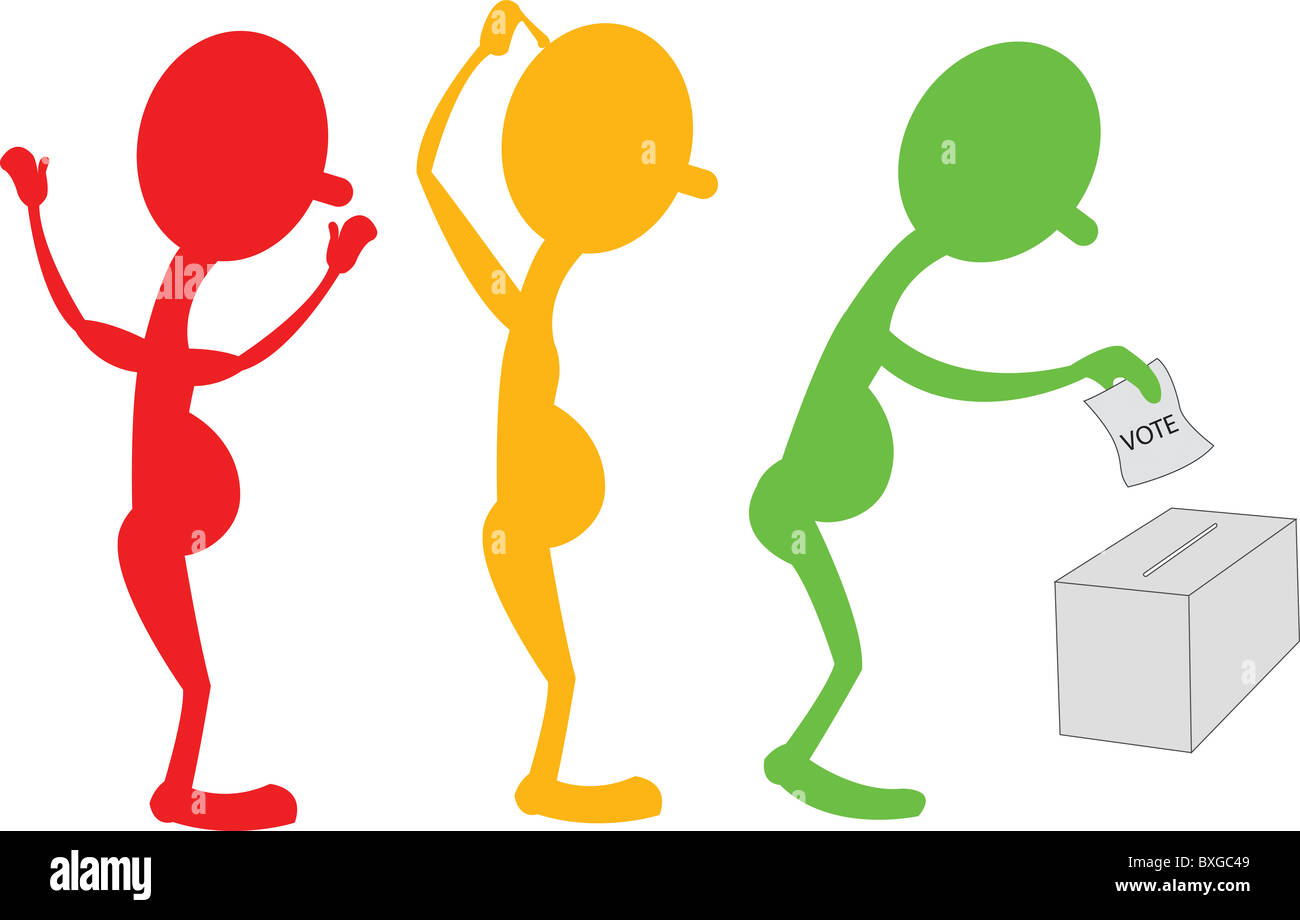 People in queue to vote Stock Photo - Alamy