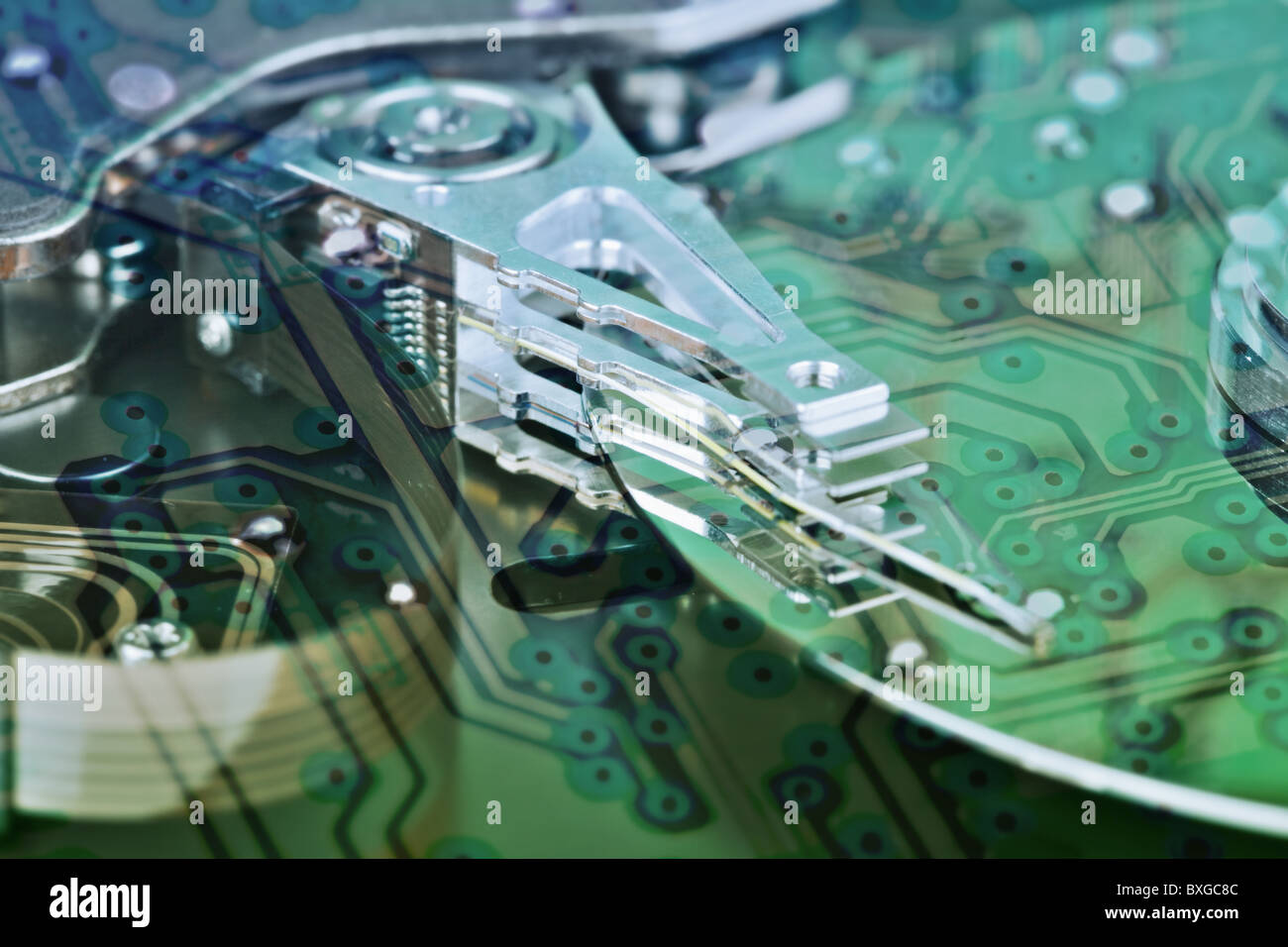 Abstract background - components of the modern computer Stock Photo - Alamy