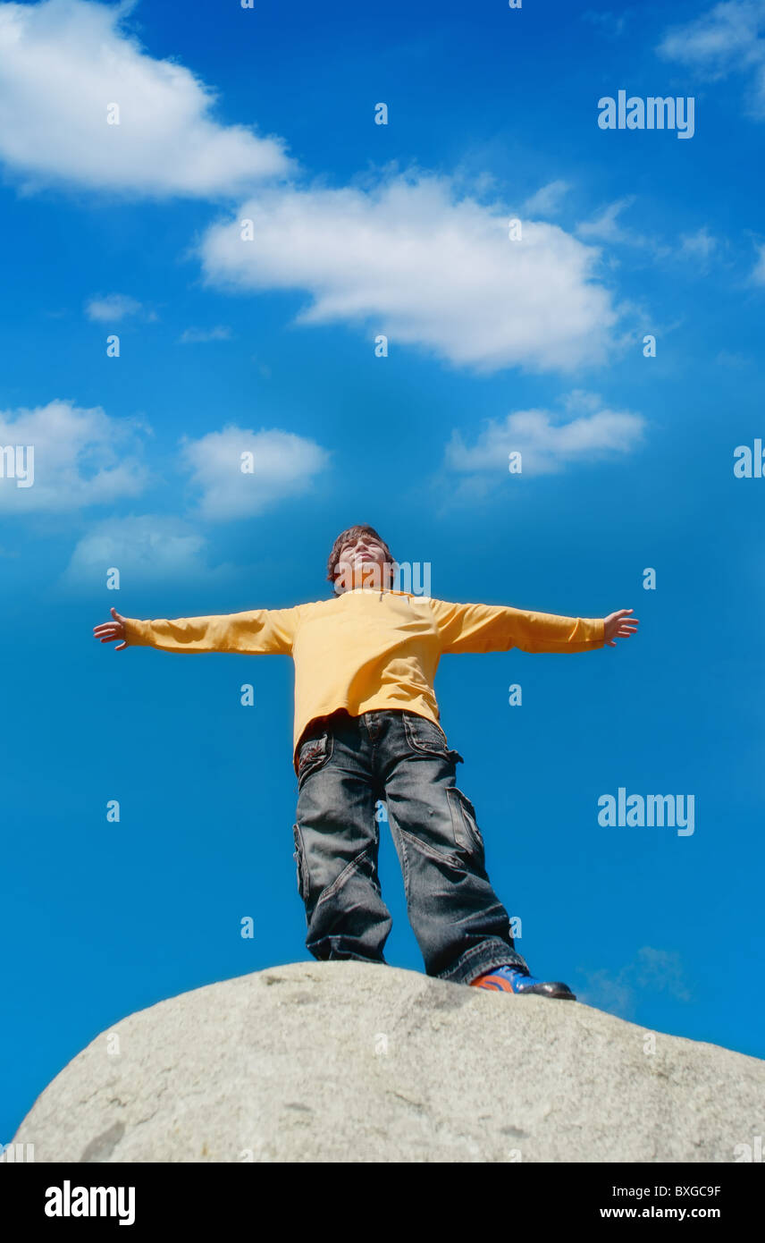 Hands Wide Apart High Resolution Stock Photography and Images - Alamy