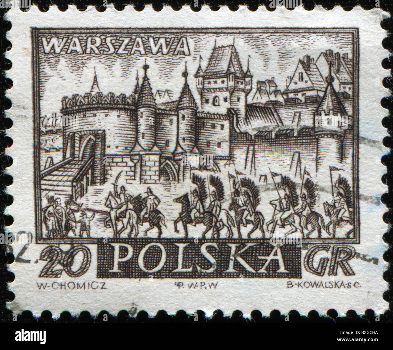 Postage stamp poland 1960s hi-res stock photography and images - Alamy