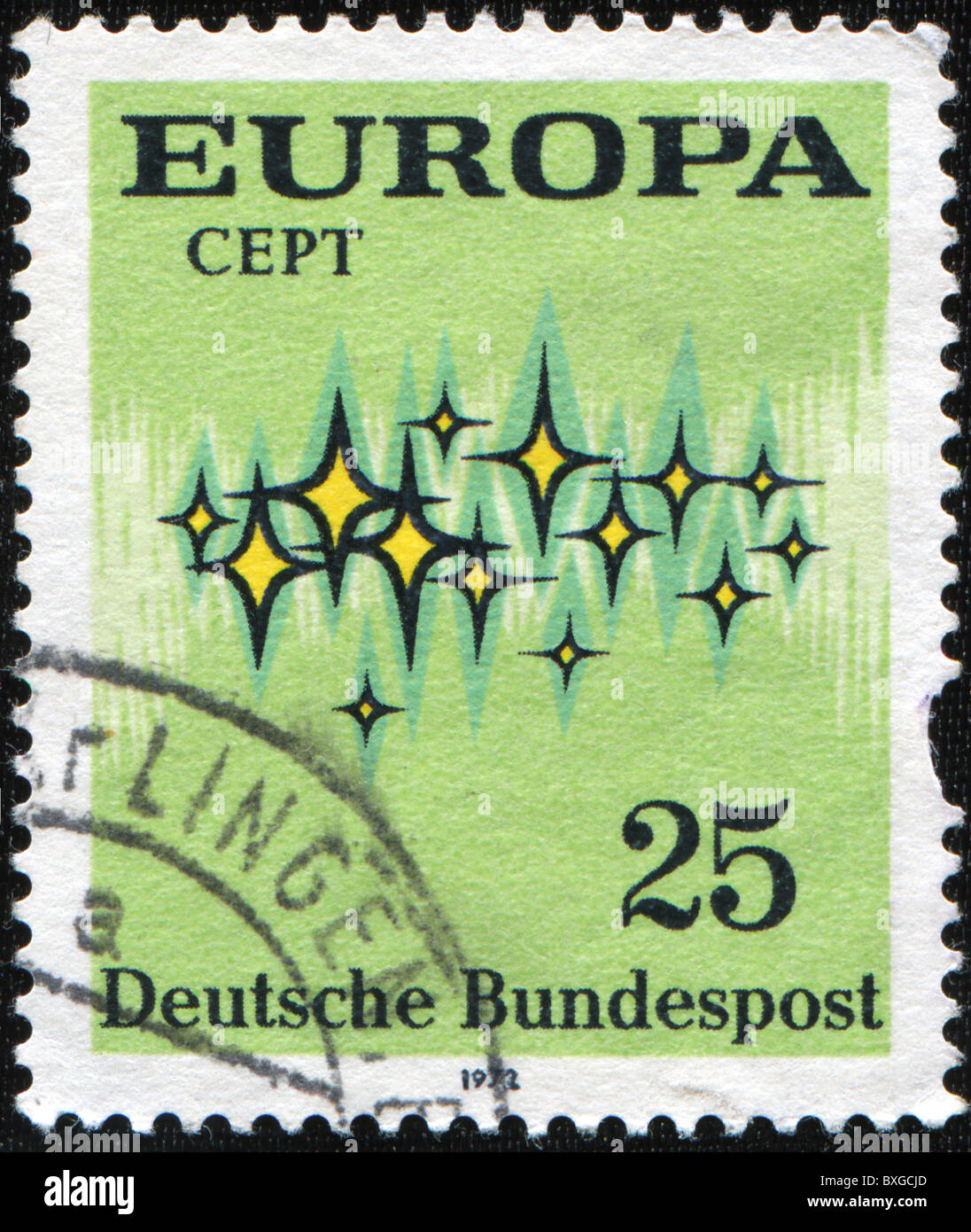 Germany post mark stamp postage stamp hi-res stock photography and ...
