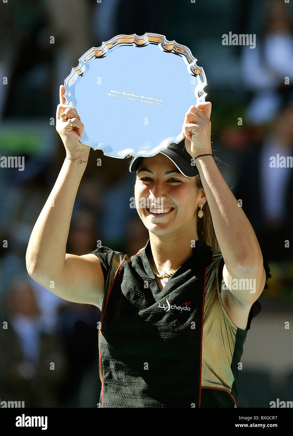 Aravane Rezai (FRA) in action against Venus Williams during the Women's ...