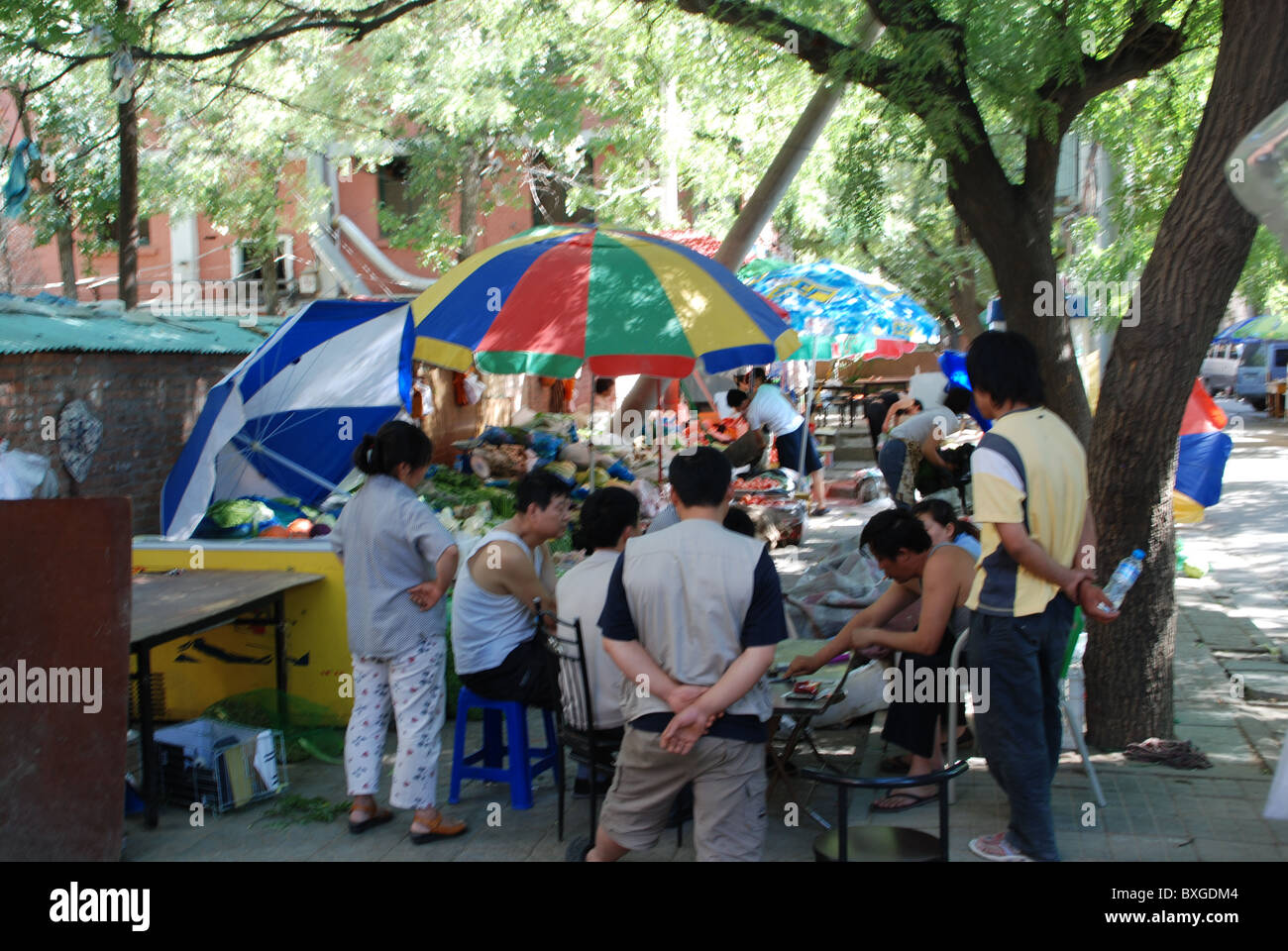 Stalls, Street Life, Market, Fruit, Vegetable, Beijing, China Stock ...