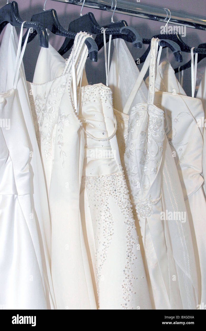 Dresses on display hi-res stock photography and images - Alamy