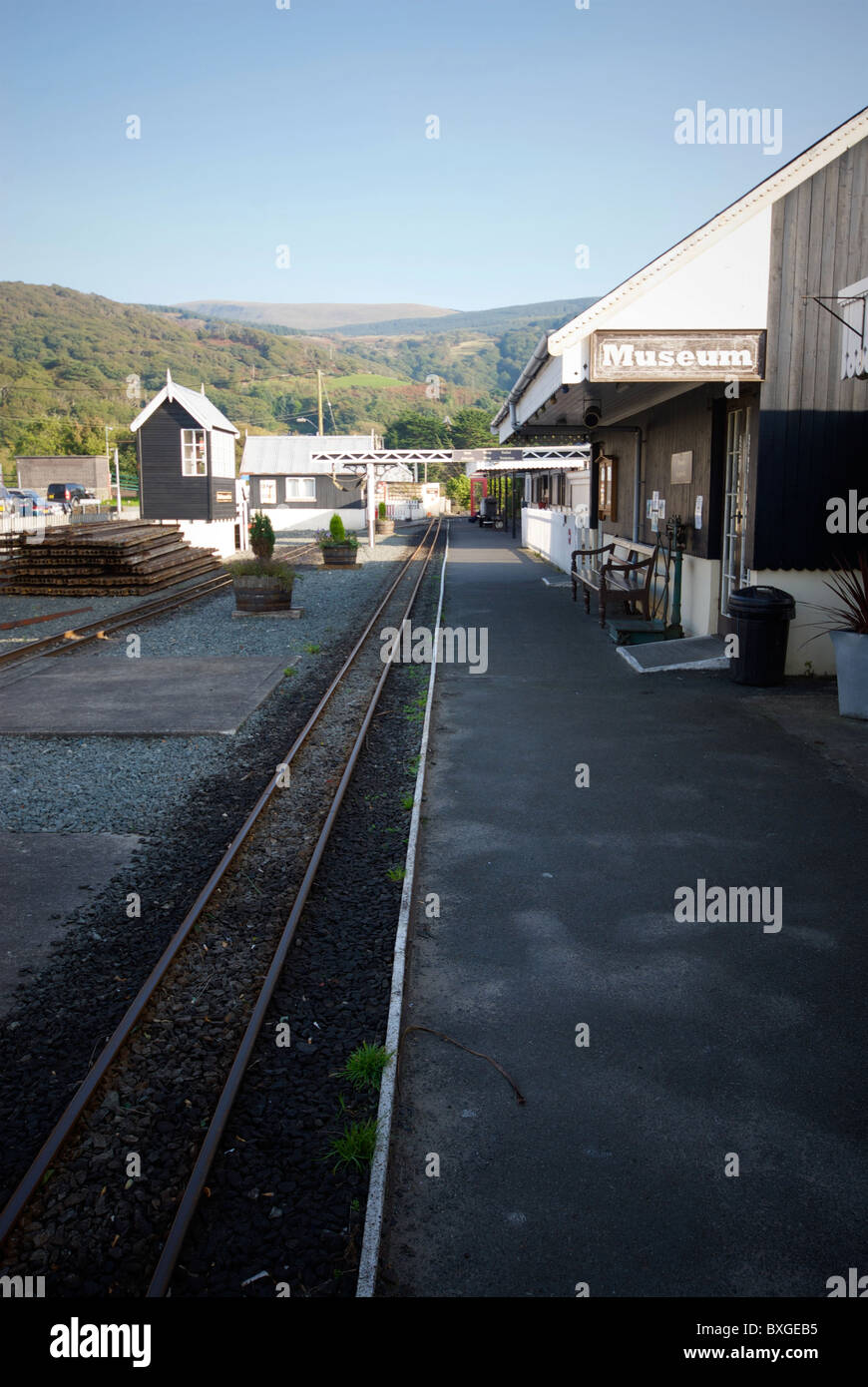 Fairbourne Gwynedd Wales UK Station Narrow Guage Railway Stock Photo ...