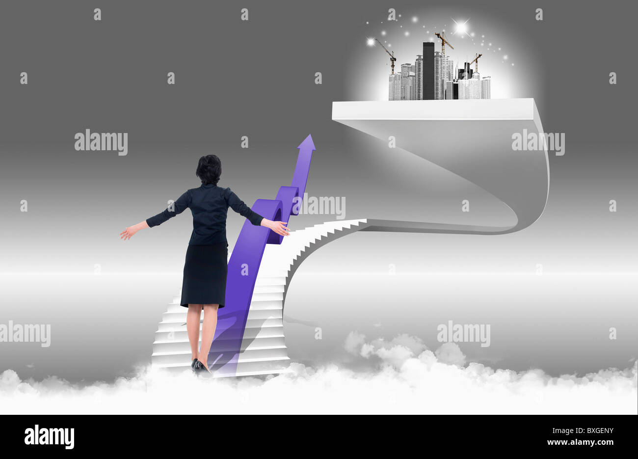 future-oriented business people Stock Photo - Alamy