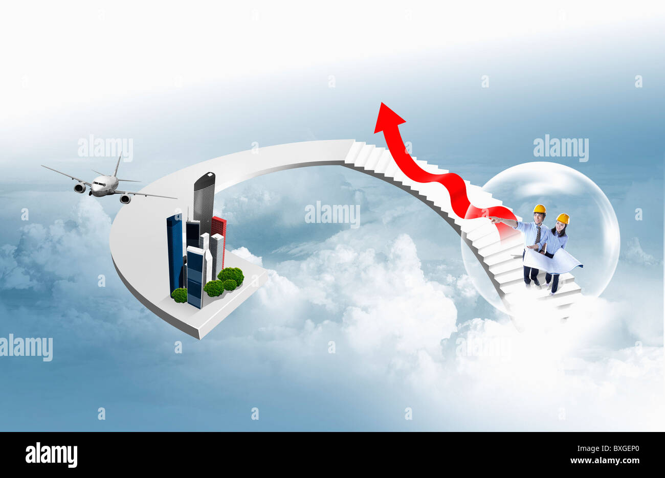 future-oriented business people Stock Photo - Alamy