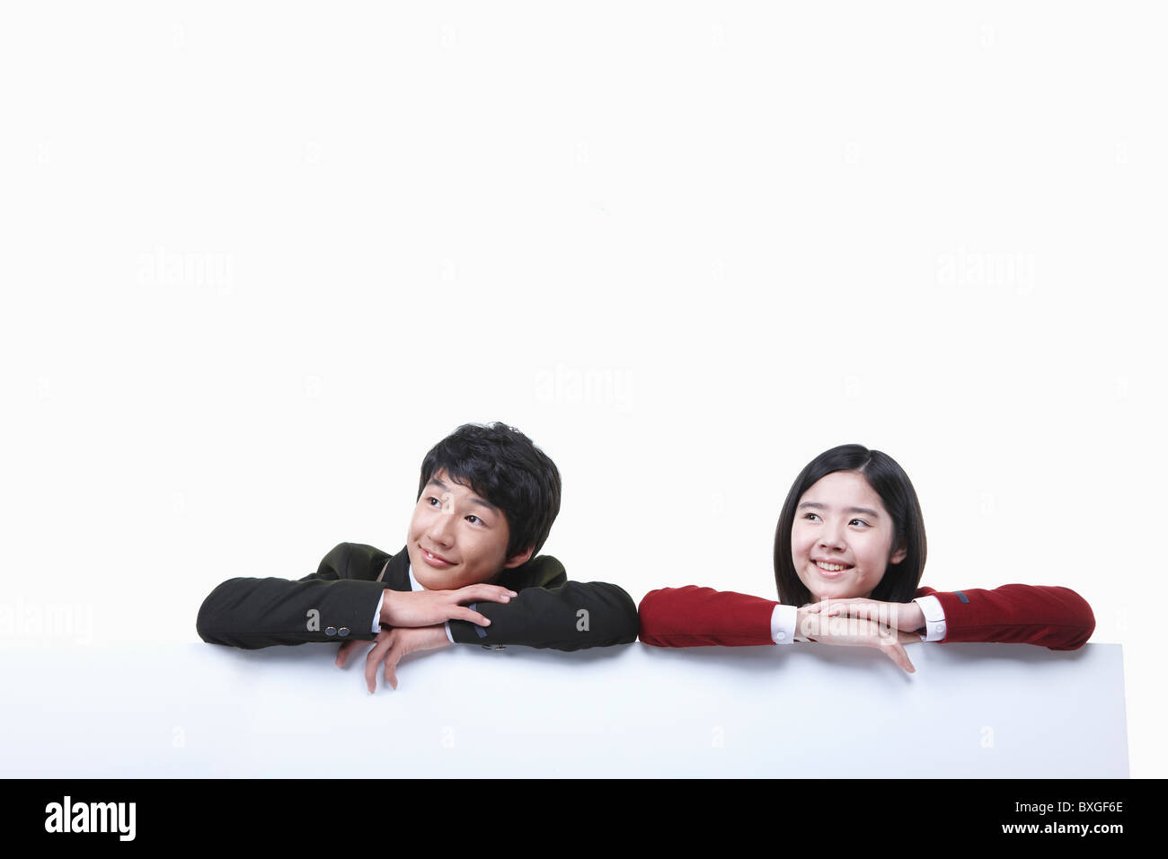 students in their uniforms Stock Photo - Alamy