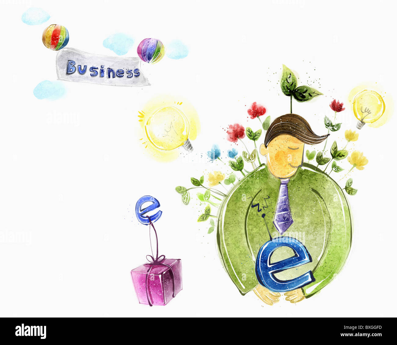 eco friendly internet business Stock Photo - Alamy