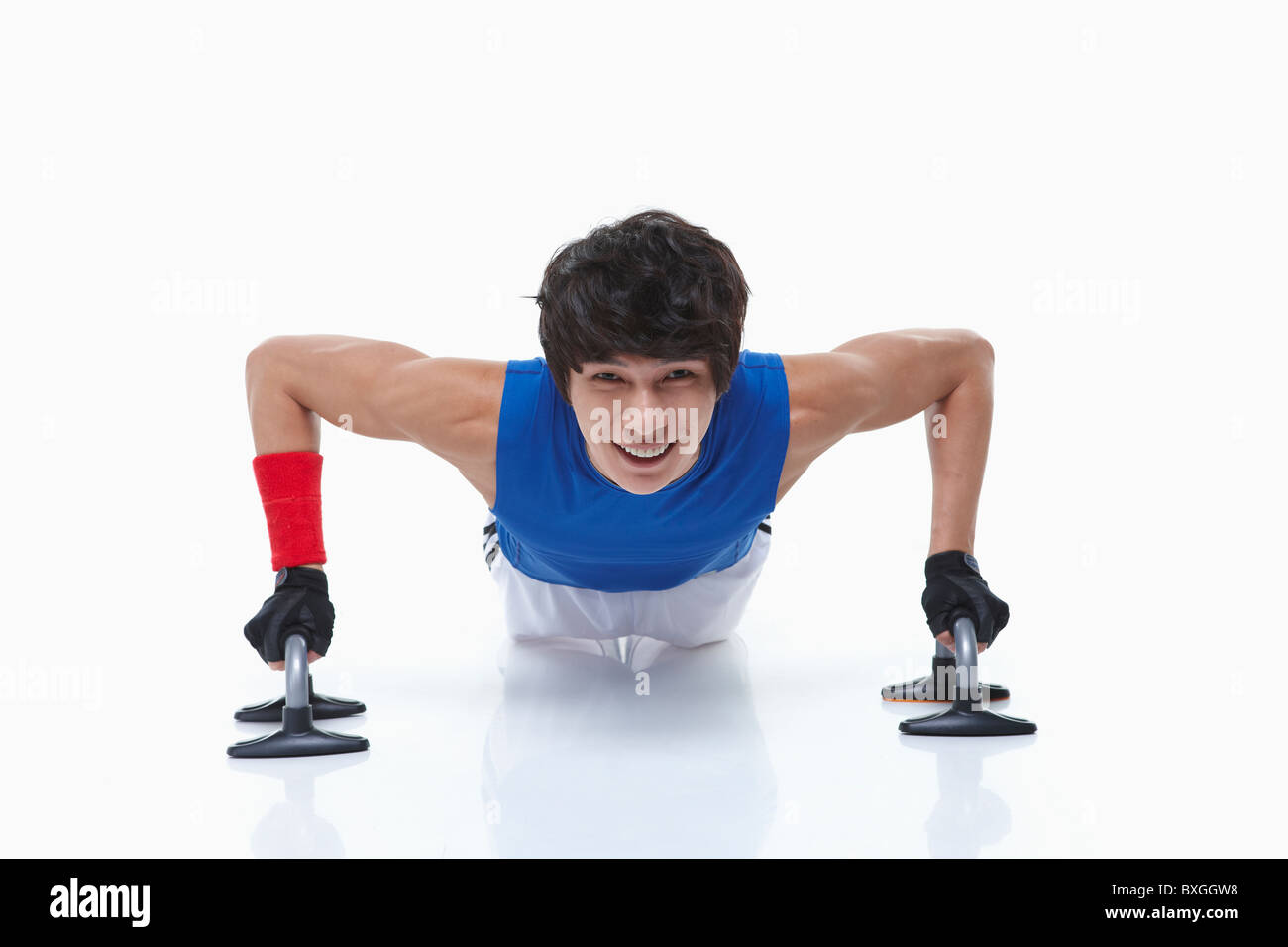 guy training the muscle Stock Photo - Alamy