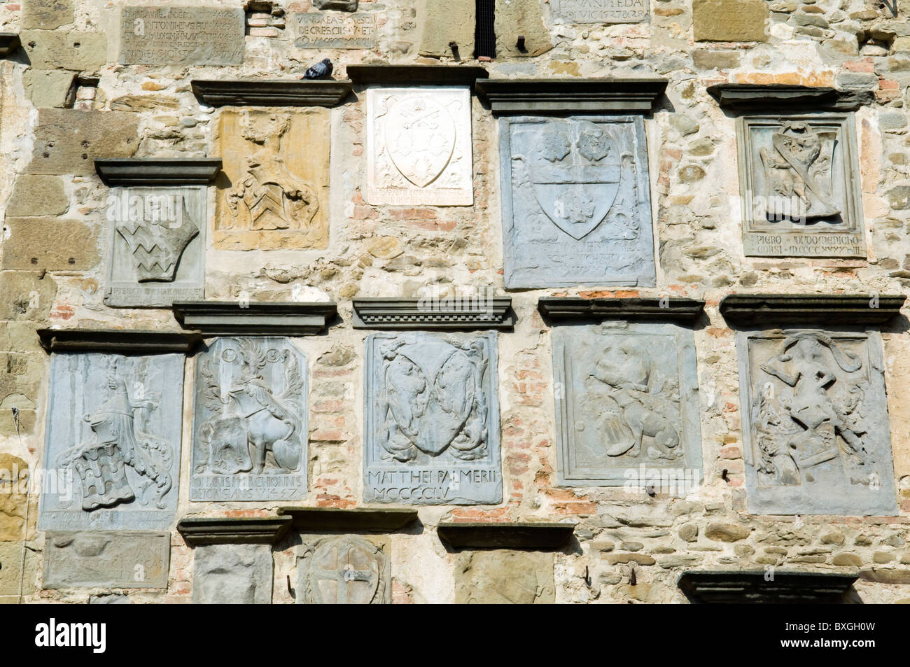 Coat of Arms, Palazzo dei Vicari, Scarperia, Firenze Province, Tuscany ...
