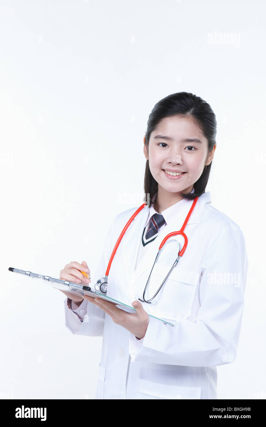 girl wants to be doctor Stock Photo - Alamy