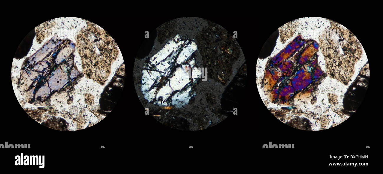 Volcanic dust from the Eyjafjallajökull volcano, microscope view in ...