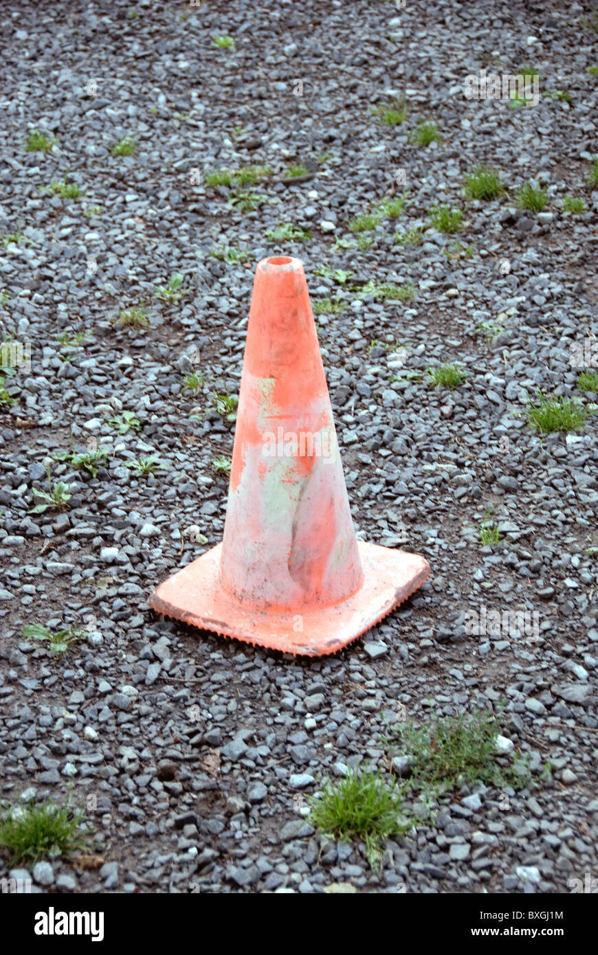 Road block kept to block people from entering Stock Photo - Alamy