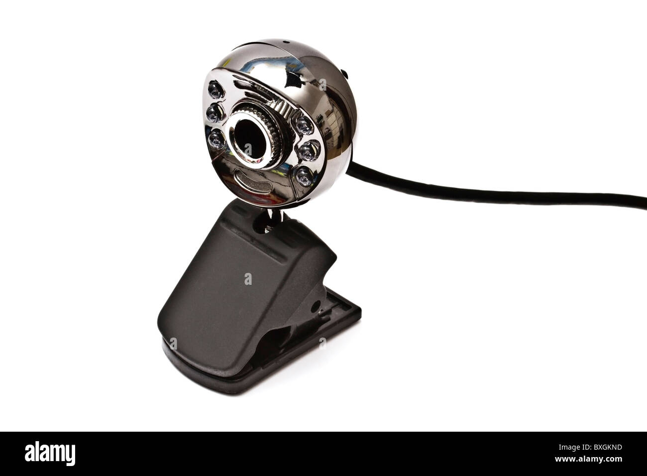 Digital webcam isolated on white background Stock Photo - Alamy