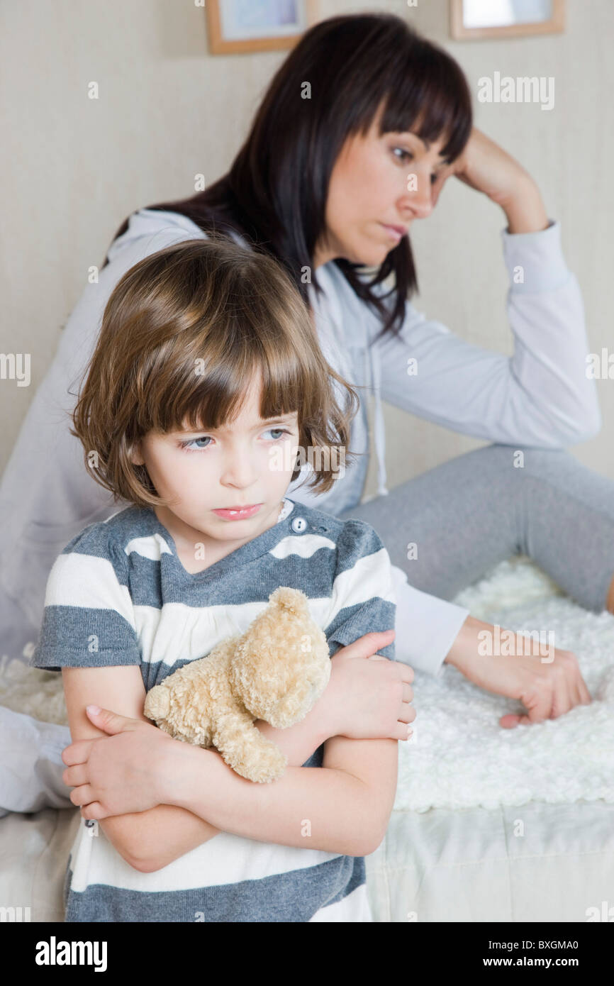 Mother and daughter having a problem Stock Photo - Alamy
