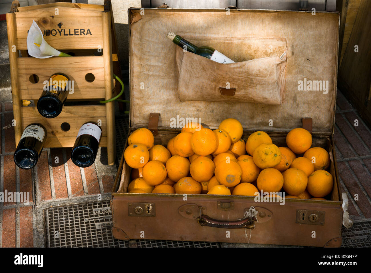 The Sollér valley on Majorca, Spain, is well known for it´s oranges ...
