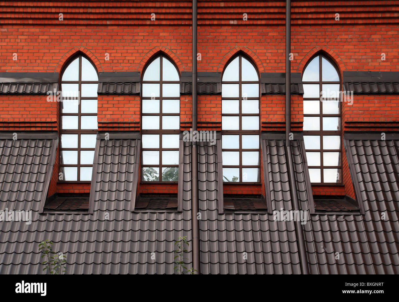 window in catholic church Stock Photo - Alamy