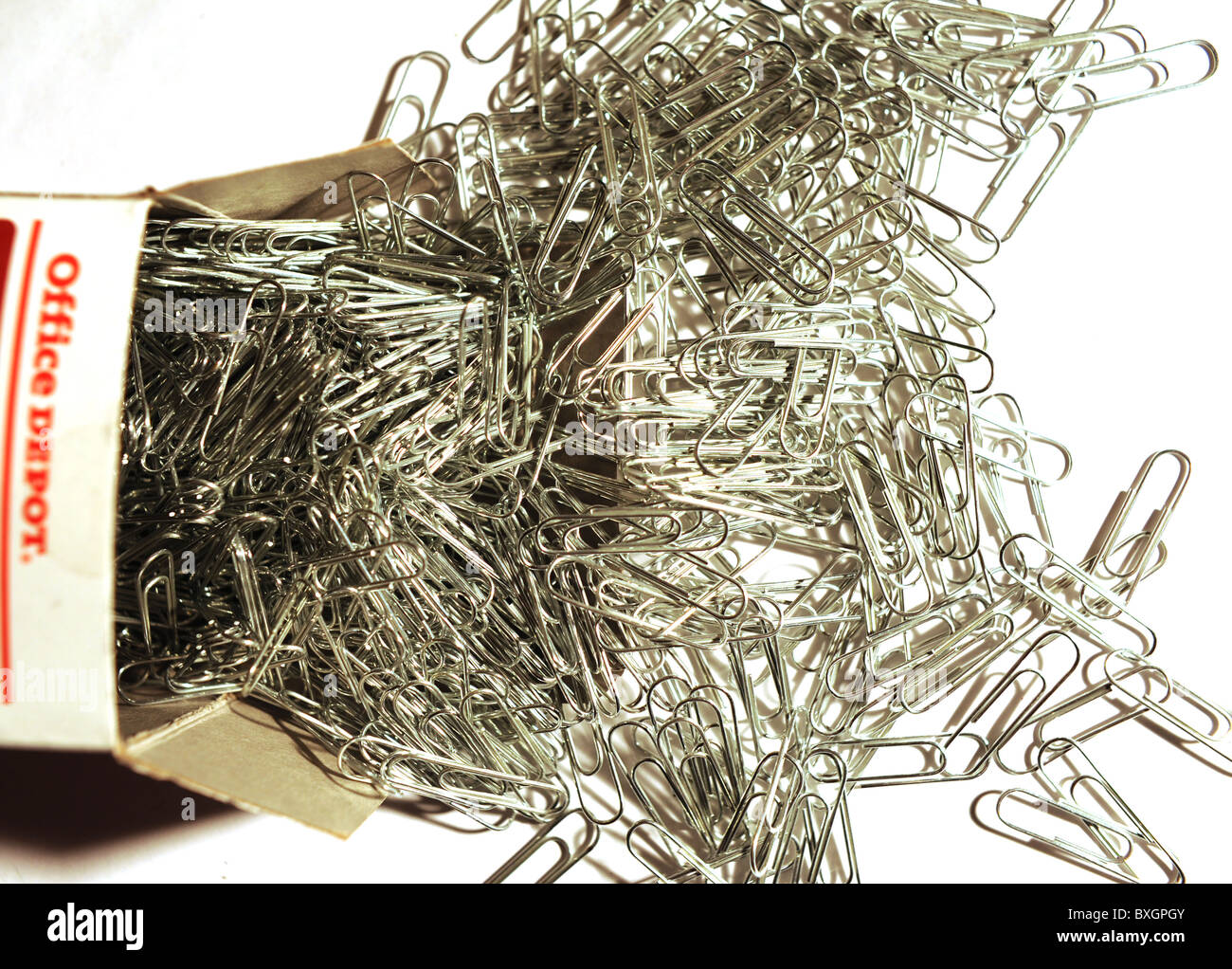 Office stationary and equipment paper clips Stock Photo - Alamy