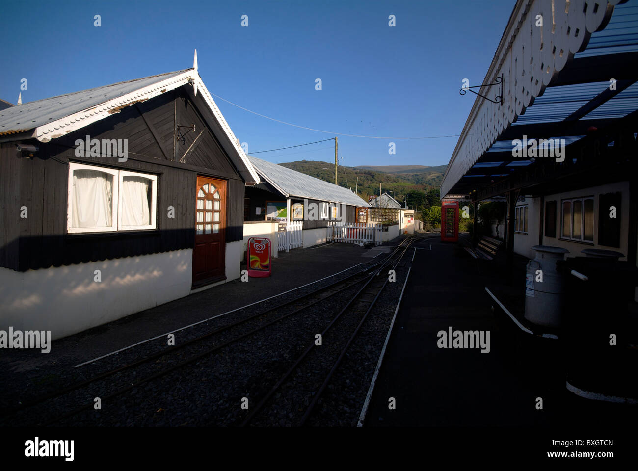 Fairbourne Gwynedd Wales UK Station Narrow Guage Railway Stock Photo ...