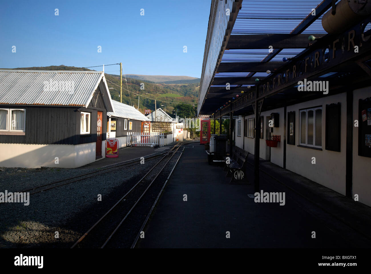 Fairbourne Gwynedd Wales UK Station Narrow Guage Railway Stock Photo ...